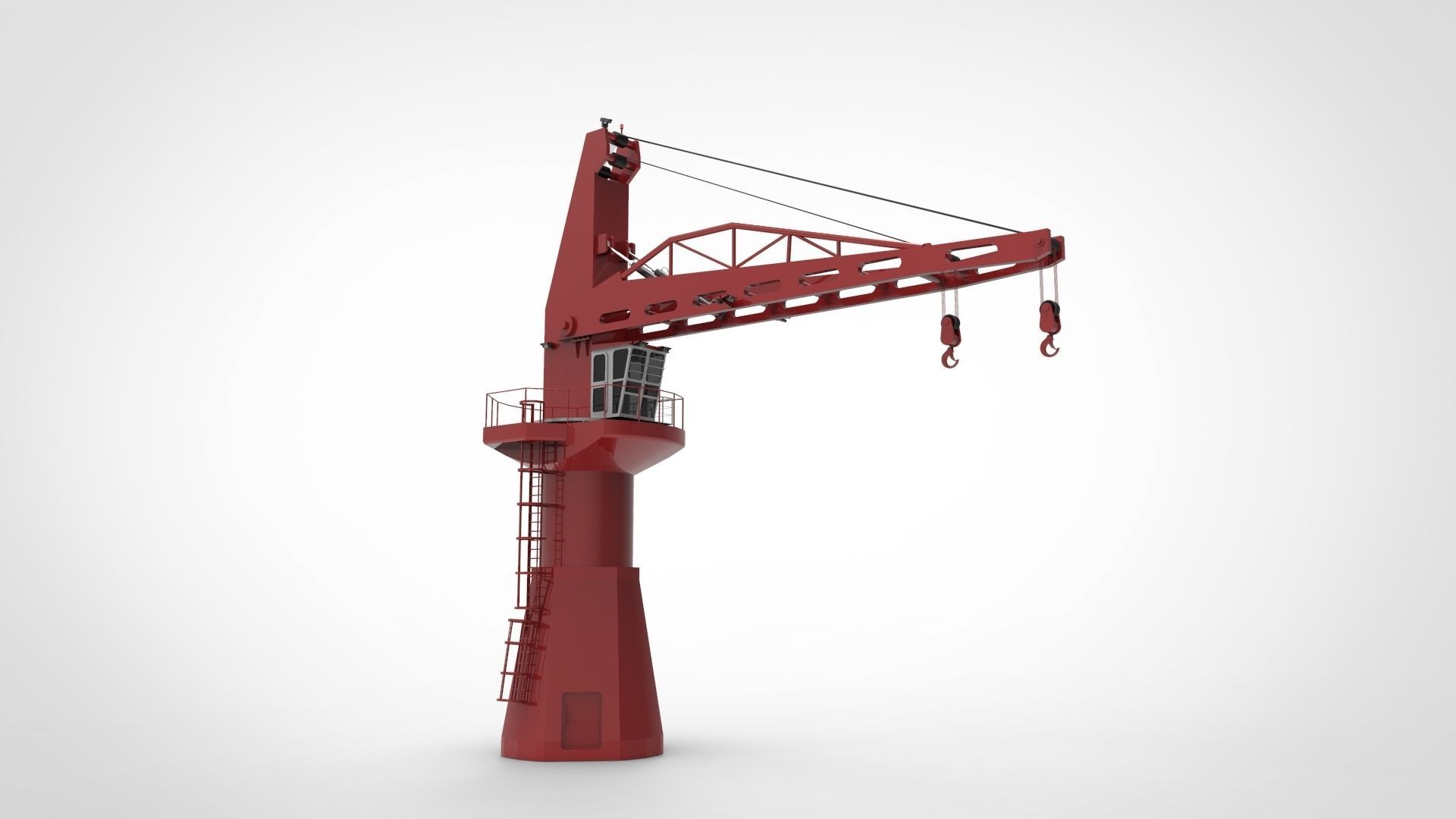 ship crane 3D model | CGTrader