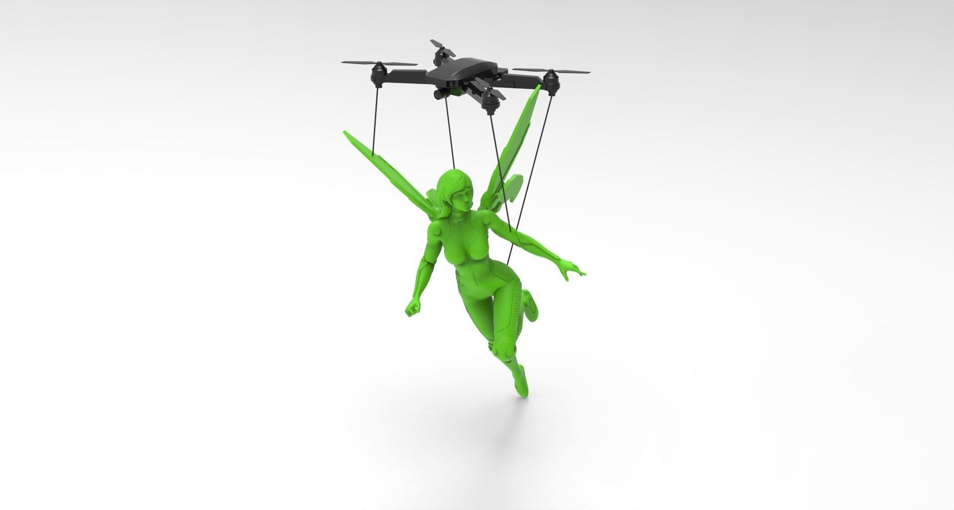 Modern Tinker Bell 3D model 3D printable | CGTrader