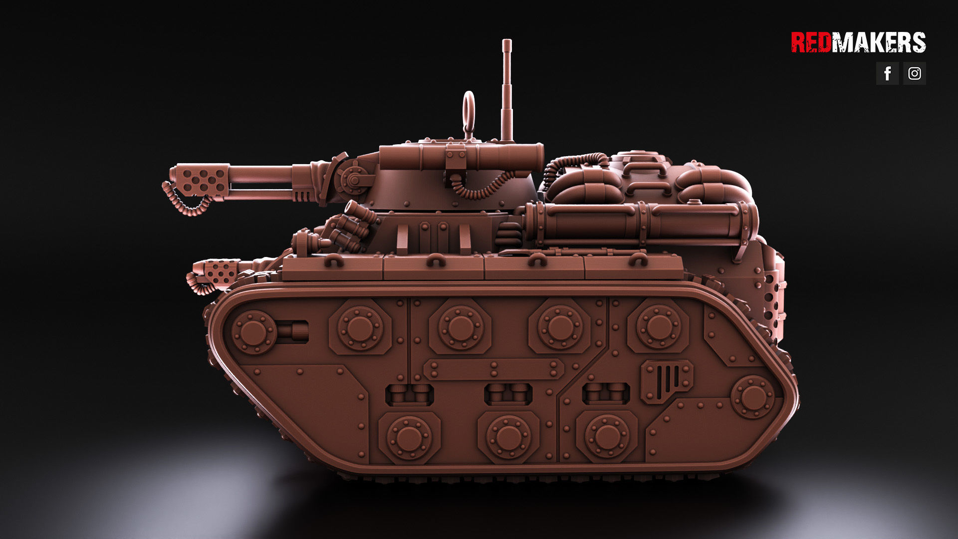 Armored Flamethrower - Imperial Force 3D model 3D printable | CGTrader
