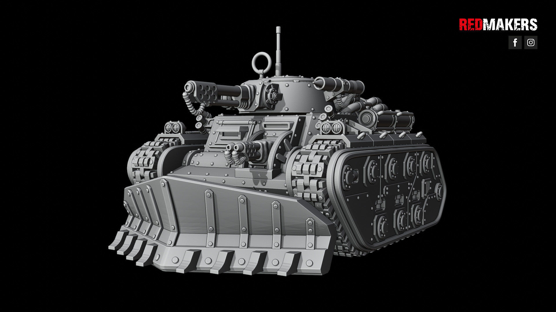 Armored Flamethrower - Imperial Force 3D model 3D printable | CGTrader