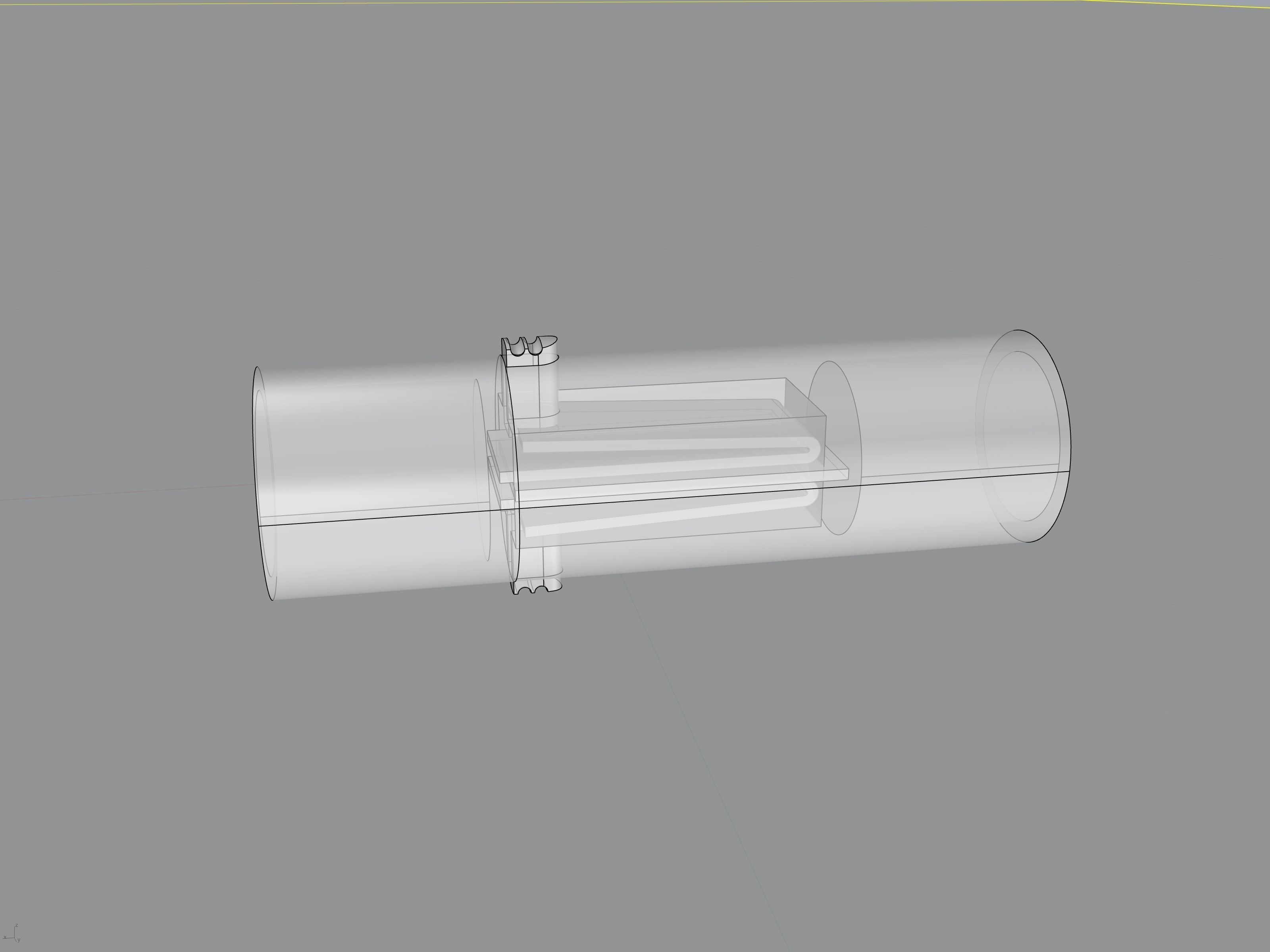 Double box clasp or double tongue tube box clasp 3D model 3D printable ...