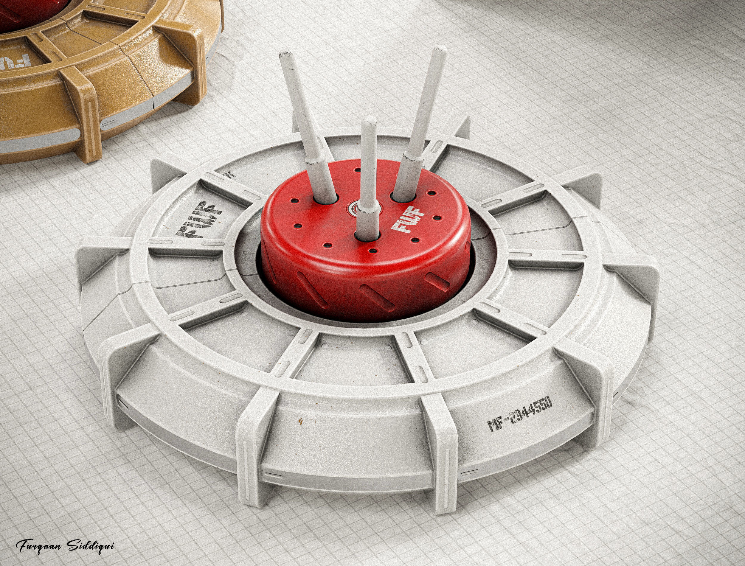3D model Proximity Land Mine V1 PBR VR / AR / low-poly | CGTrader
