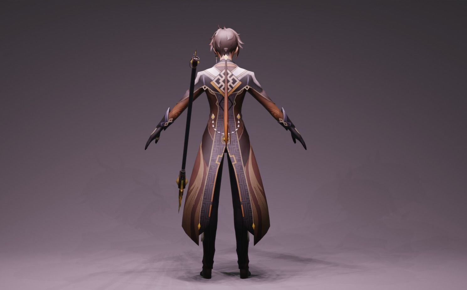 Anime Character - Zhongli from Genshin Impact 3D model | CGTrader