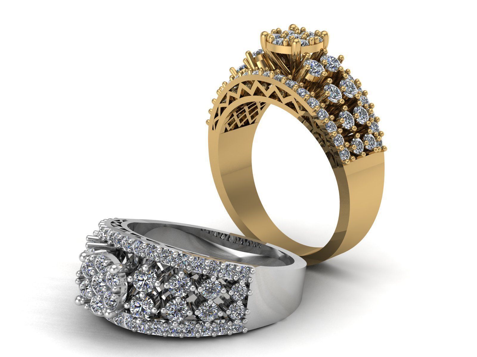 Solitaire Ring A69 3D model 3D printable | CGTrader