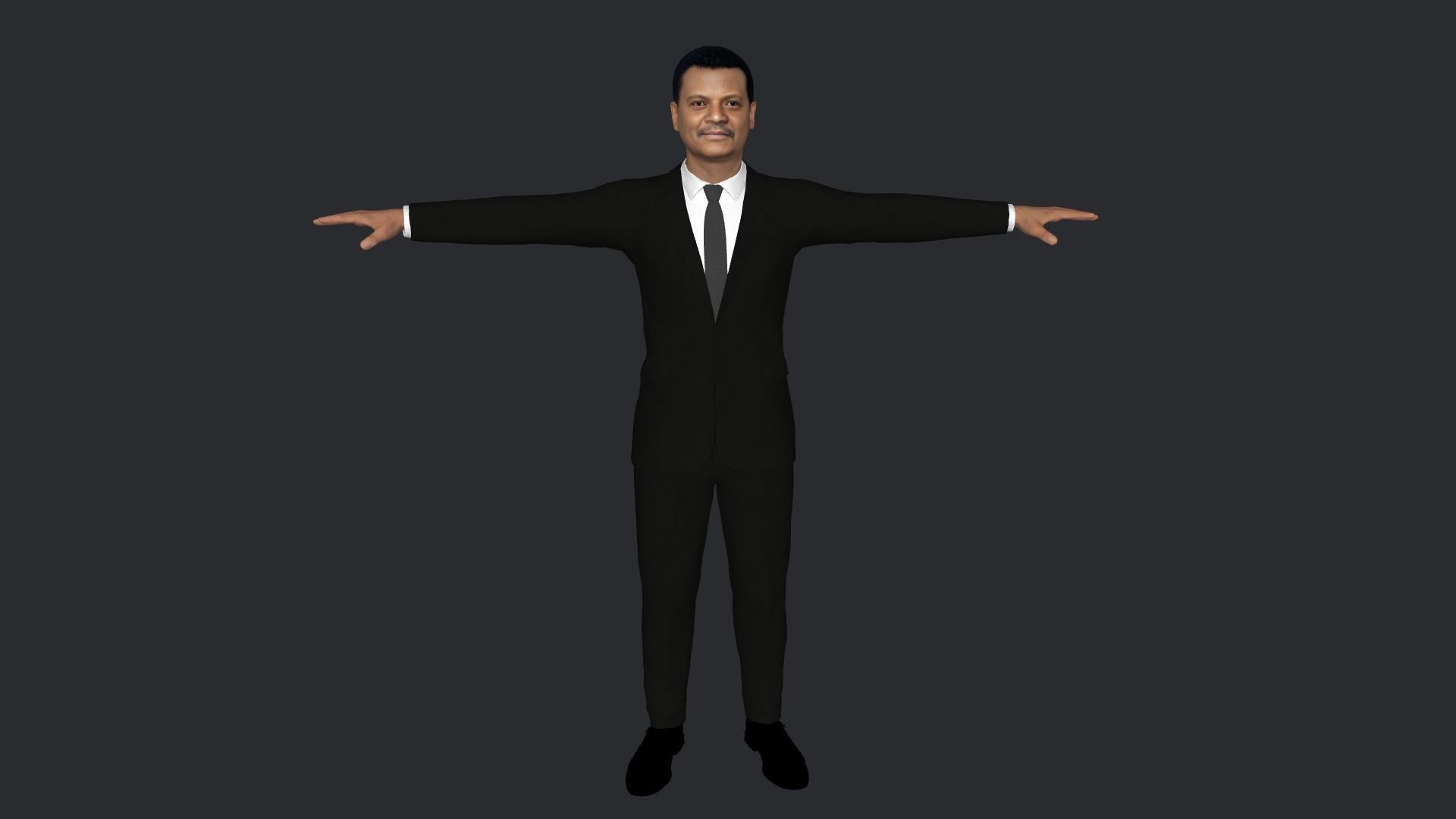Joseph Ngute Hyper Realistic Full Body Rigged Character 3D model rigged ...