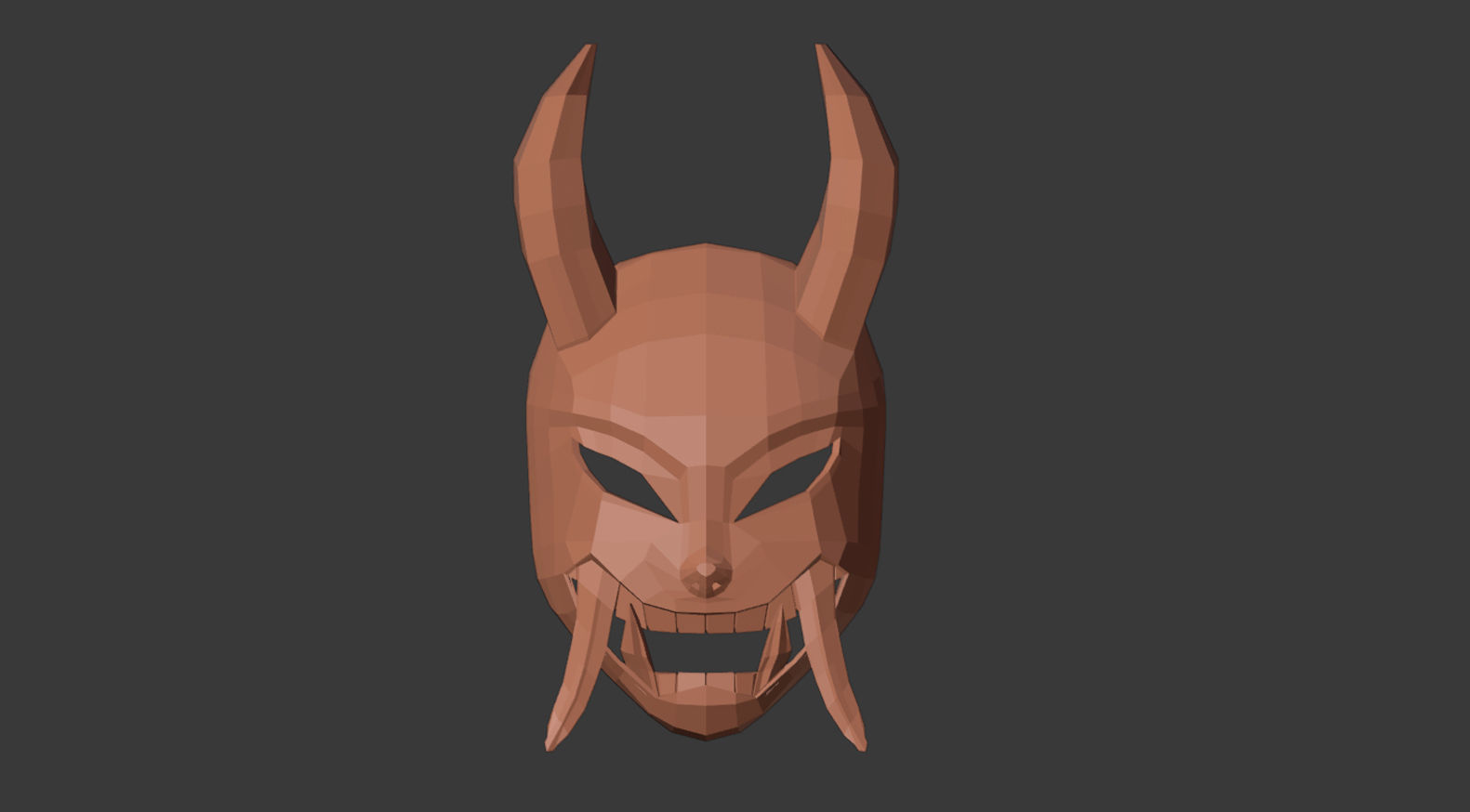 3D model O-Kiku Kikunojo mask One Piece VR / AR / low-poly | CGTrader