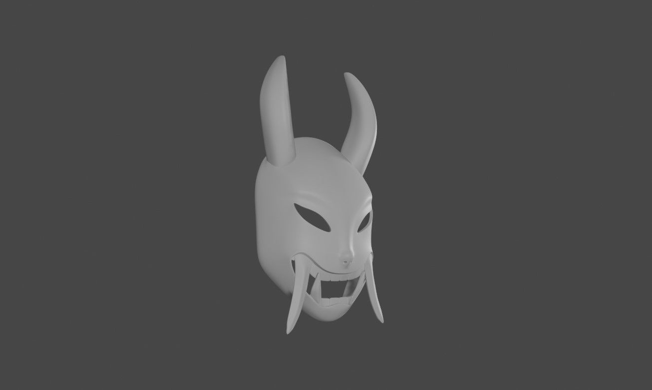 3D model O-Kiku Kikunojo mask One Piece VR / AR / low-poly | CGTrader