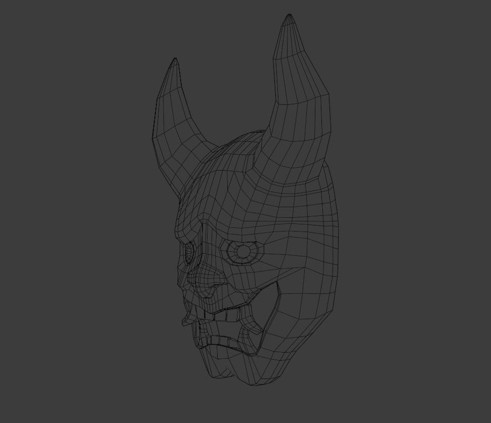 3D model Yamato mask One Piece VR / AR / low-poly | CGTrader