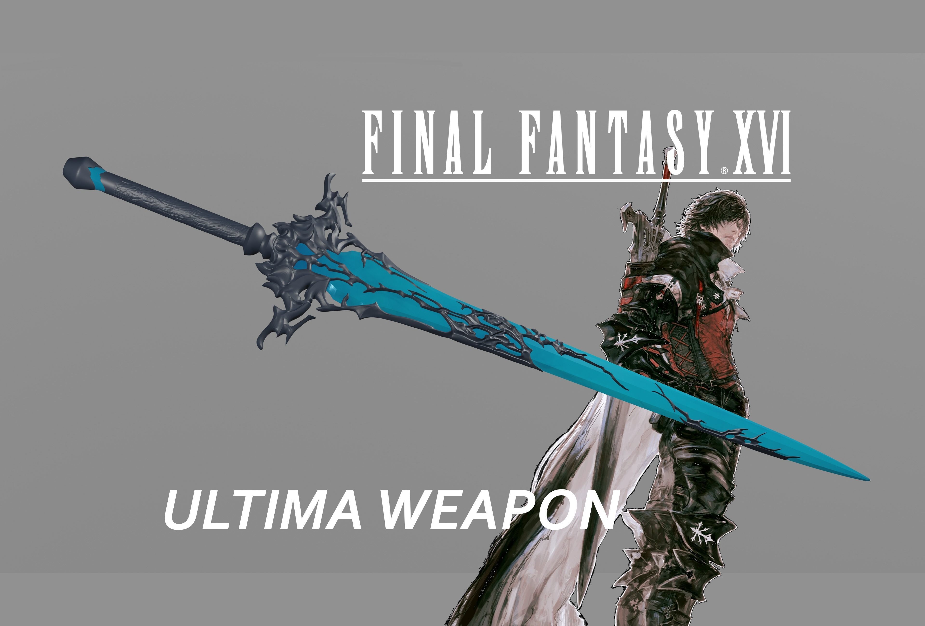 Final Fantasy XVI - Clive Rosfield - Ultima Weapon 3D model 3D ...