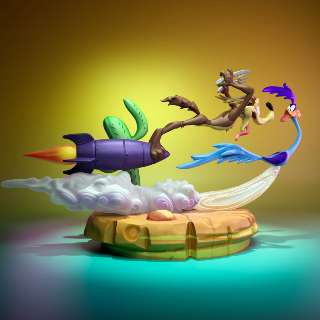 The Road Runner 3D model 3D printable | CGTrader