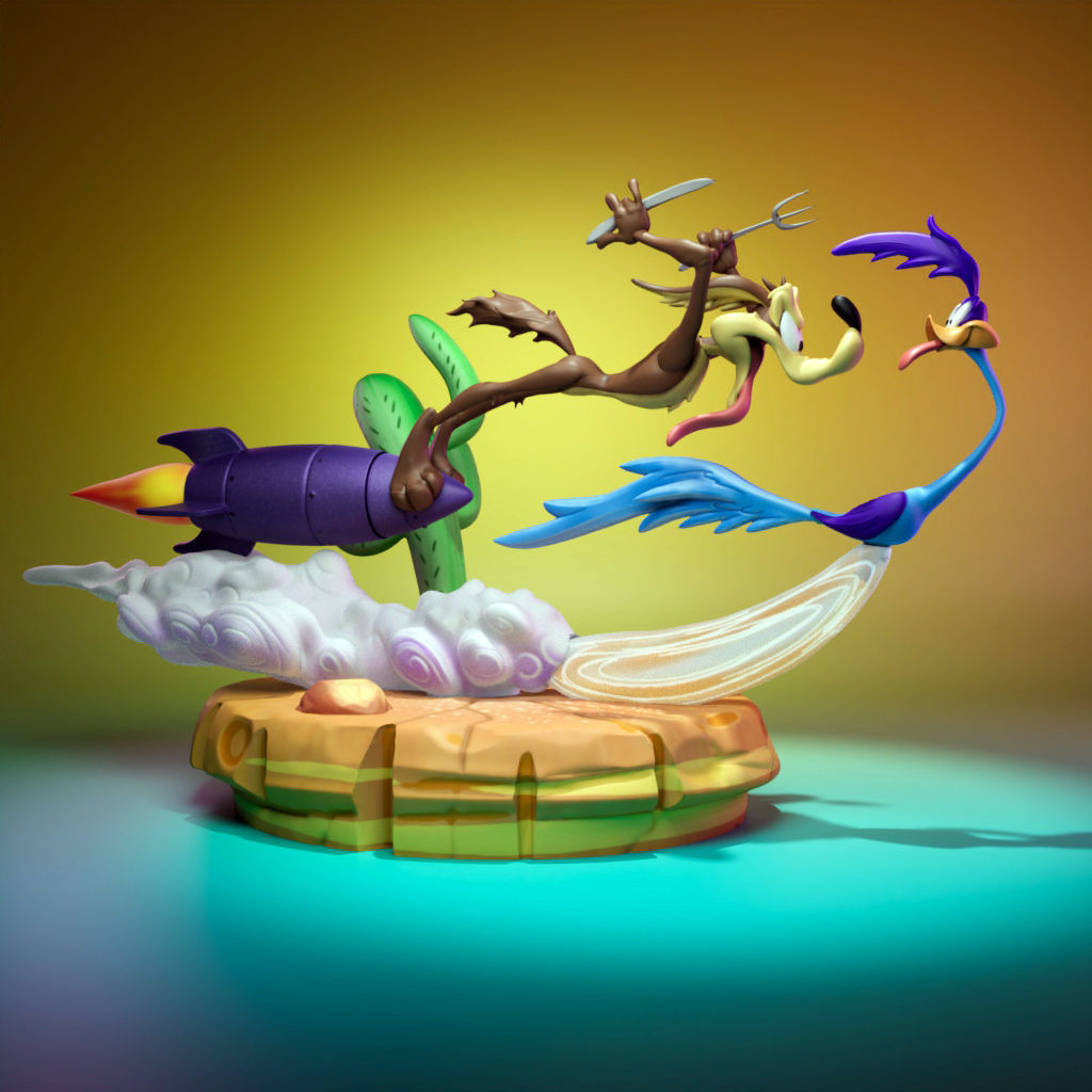 The Road Runner 3D model 3D printable | CGTrader