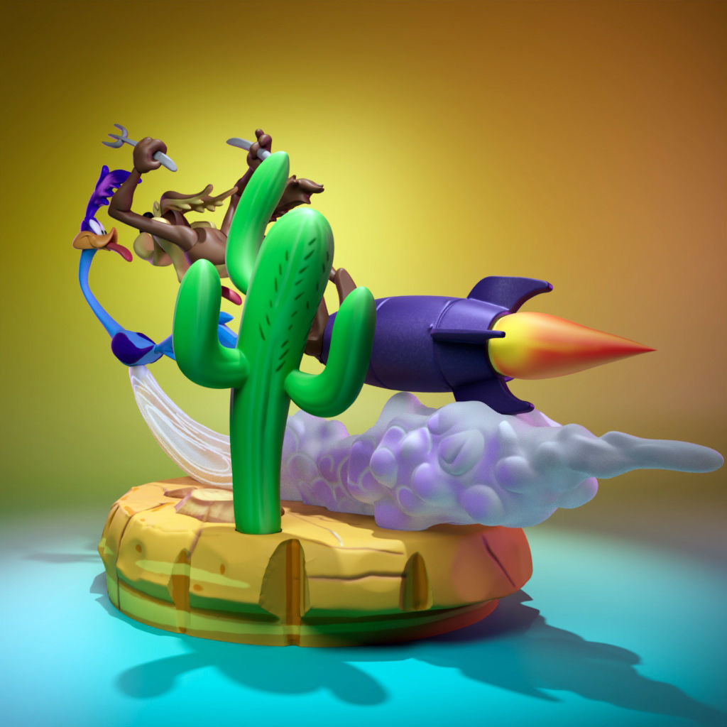 The Road Runner 3D model 3D printable | CGTrader