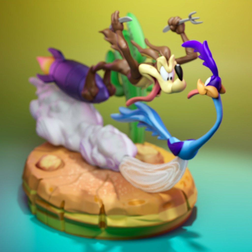 The Road Runner 3D model 3D printable | CGTrader