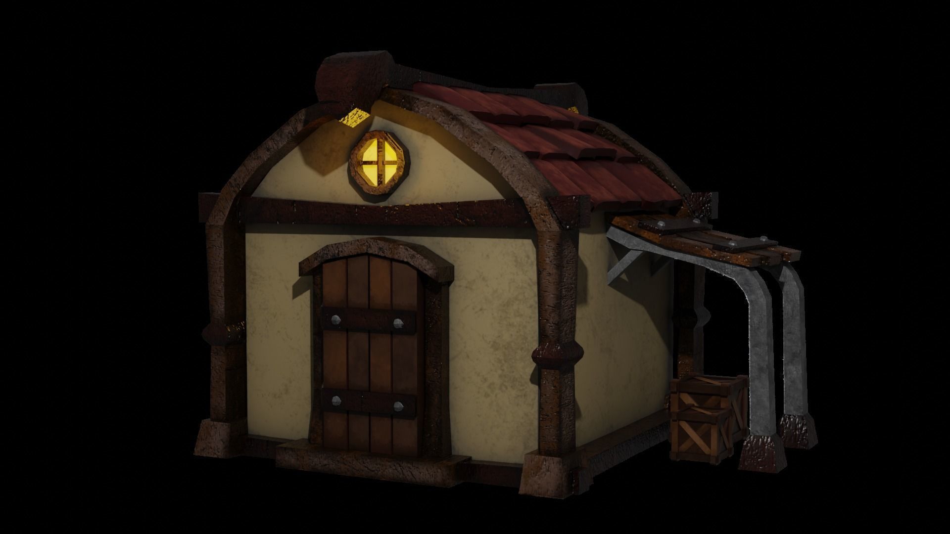 Stylized Middle-earth House free 3D model | CGTrader