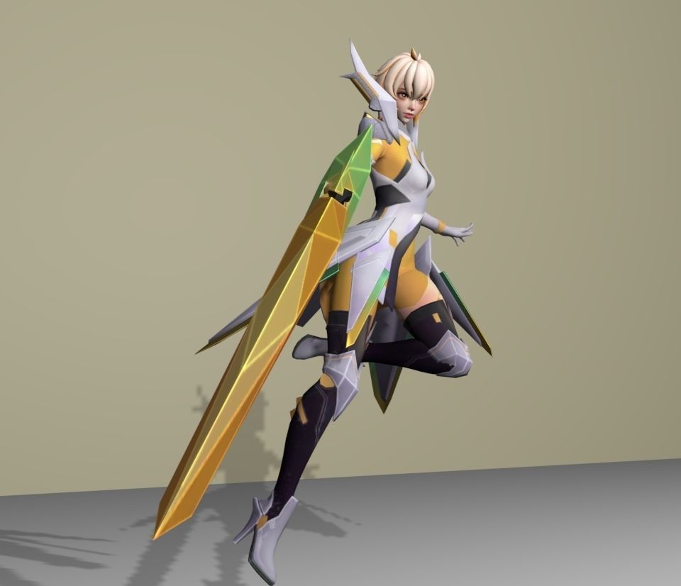 Siana 3d Model Animated Rigged Cgtrader
