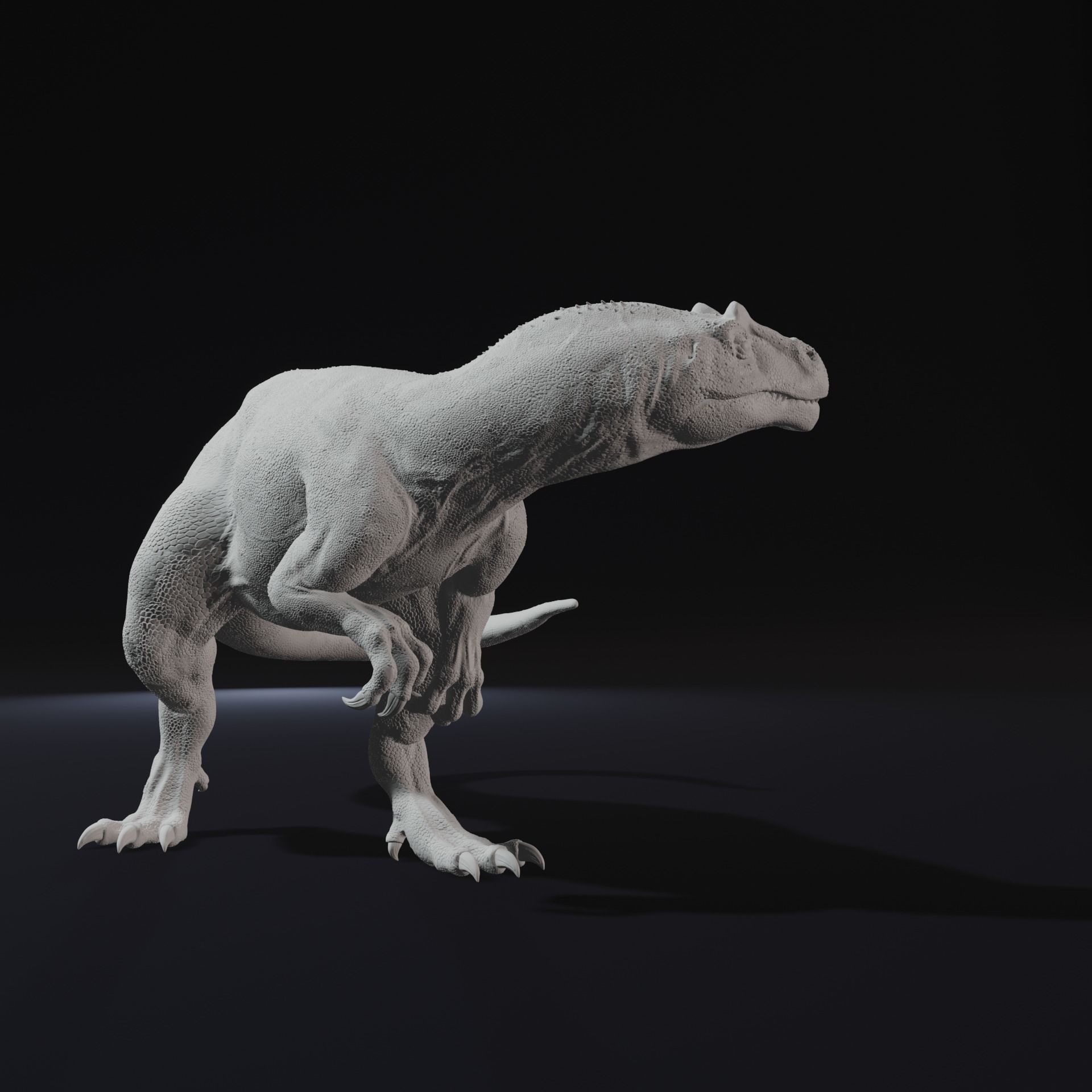 Allosaurus Fragilis Dinosaur Miniature Figure 3D model 3D printable ...