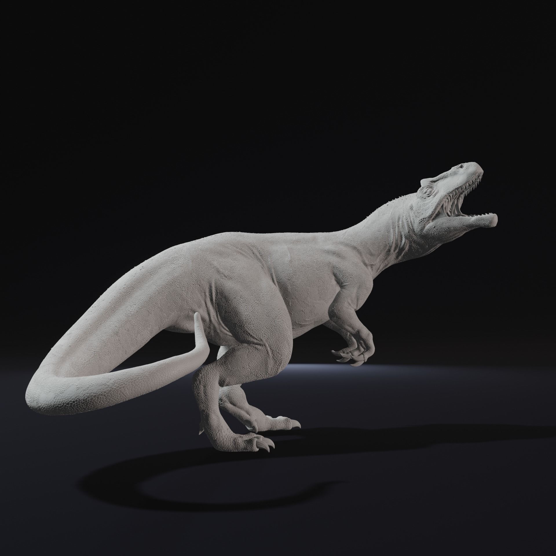 Allosaurus Fragilis Dinosaur Miniature Figure 3D model 3D printable ...