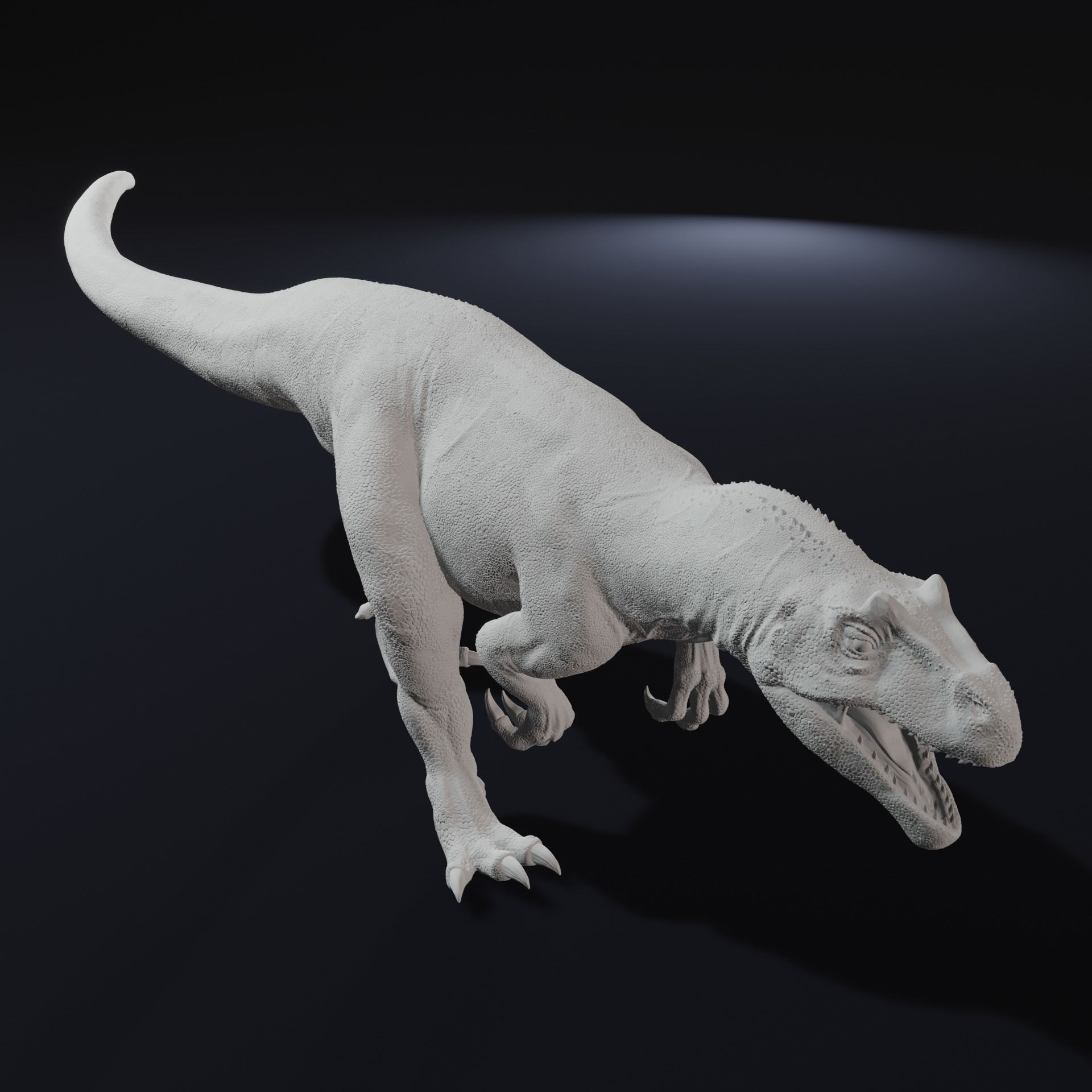 Allosaurus Fragilis Dinosaur Miniature Figure 3D model 3D printable ...