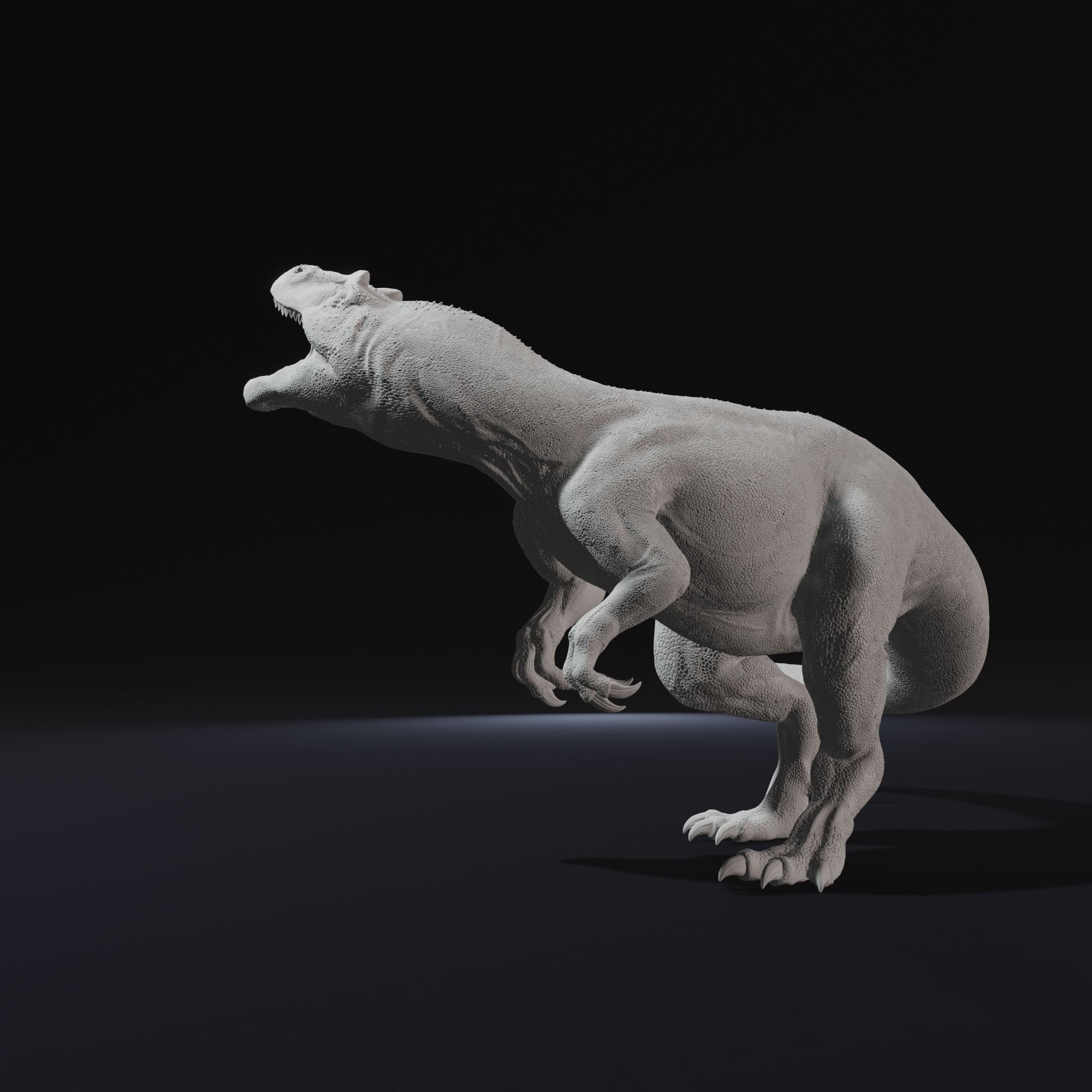 Allosaurus Fragilis Dinosaur Miniature Figure 3D model 3D printable ...