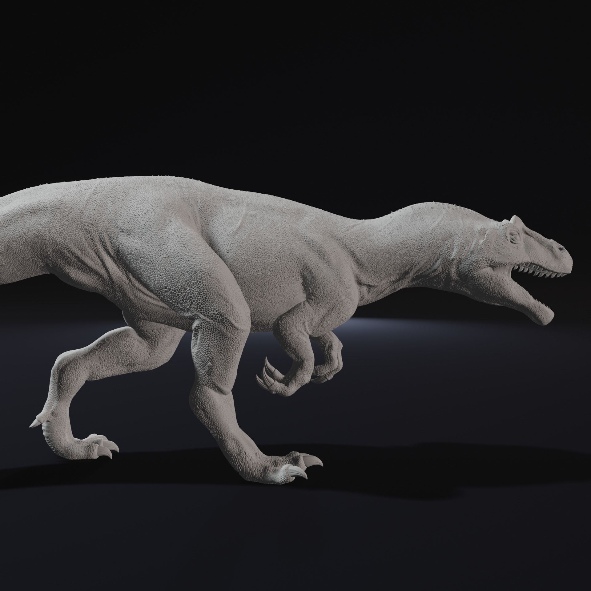 Allosaurus Fragilis Dinosaur Miniature Figure 3D model 3D printable ...