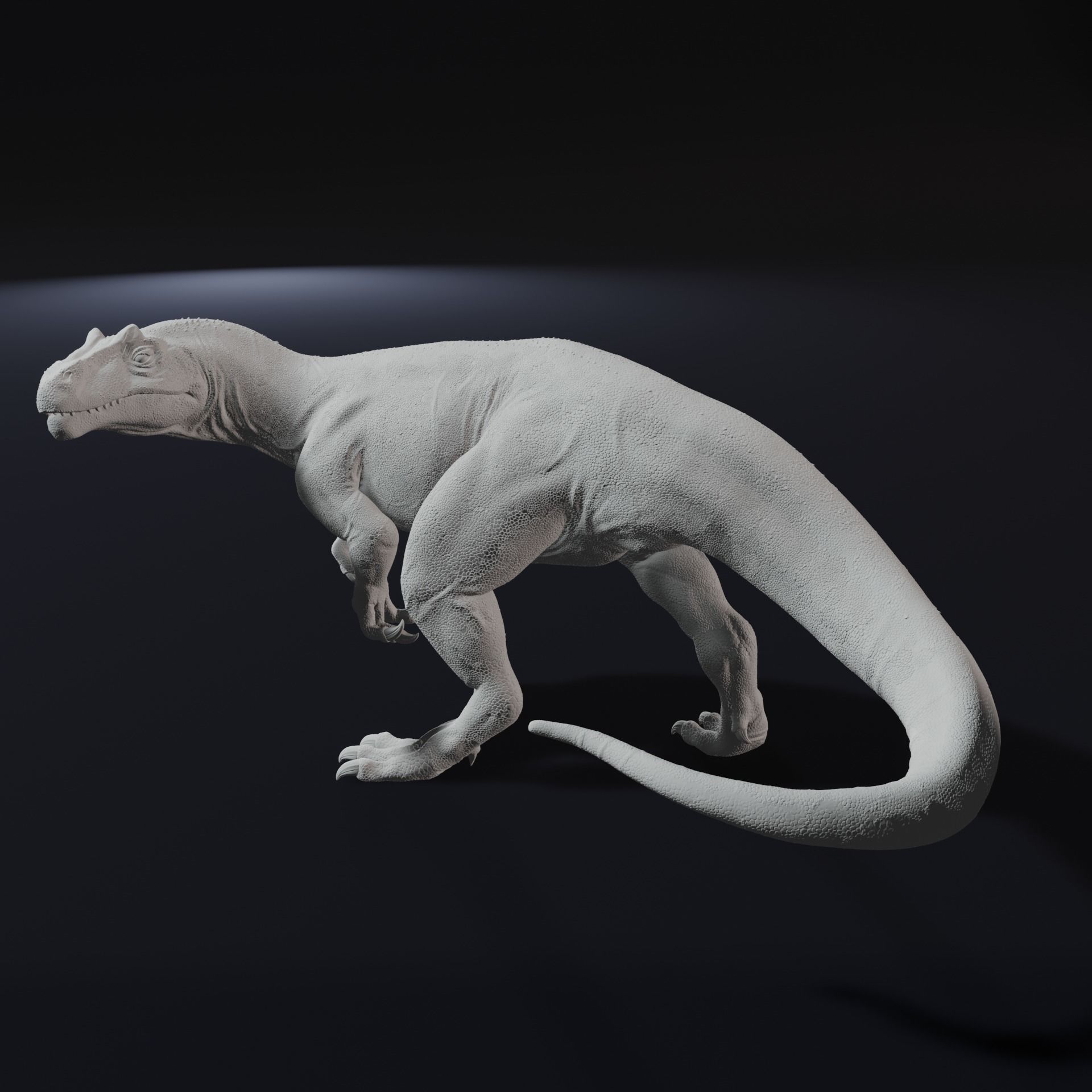 Allosaurus Fragilis Dinosaur Miniature Figure 3D model 3D printable ...