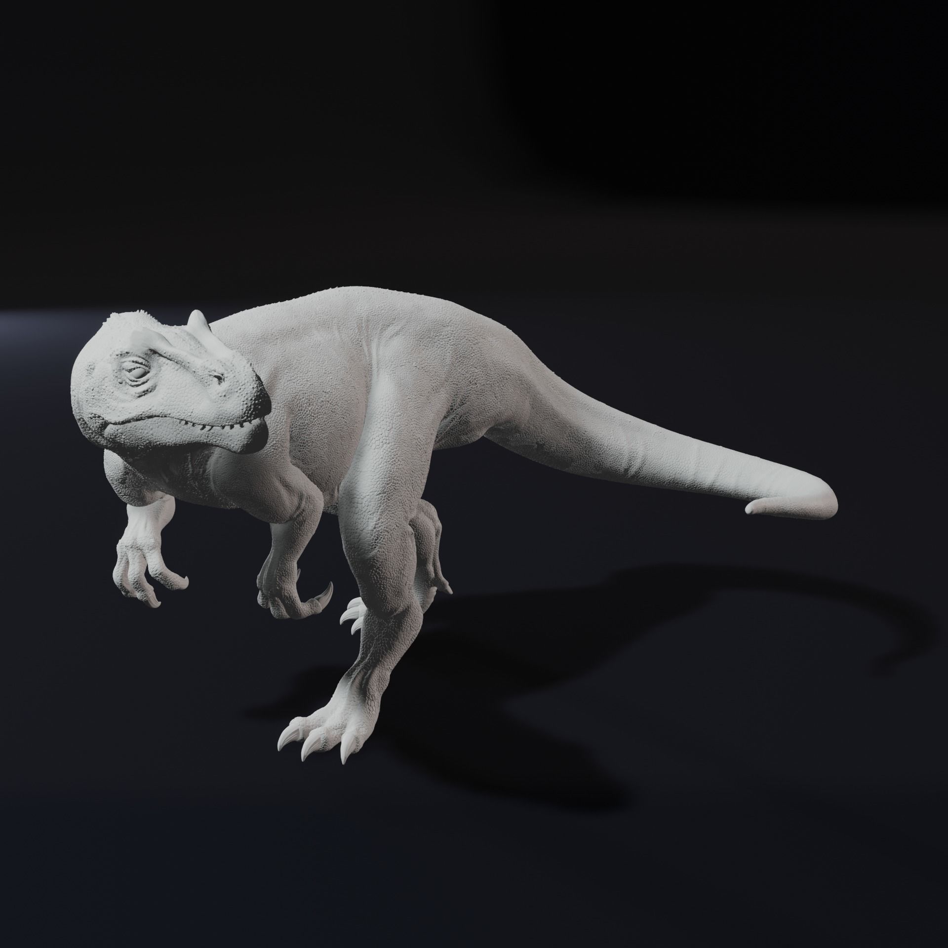 Allosaurus Fragilis Dinosaur Miniature Figure 3D model 3D printable ...