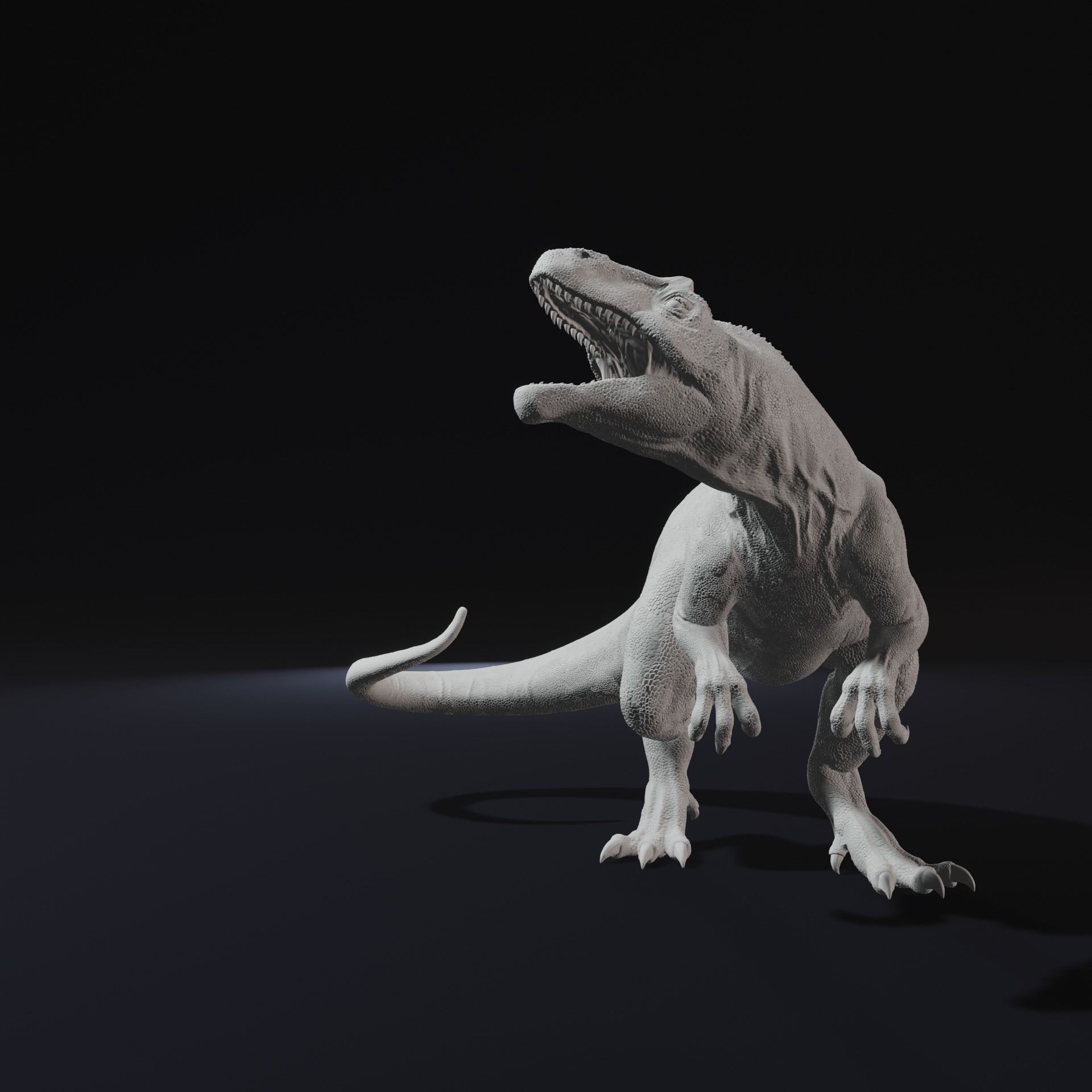Allosaurus Fragilis Dinosaur Miniature Figure 3D model 3D printable ...
