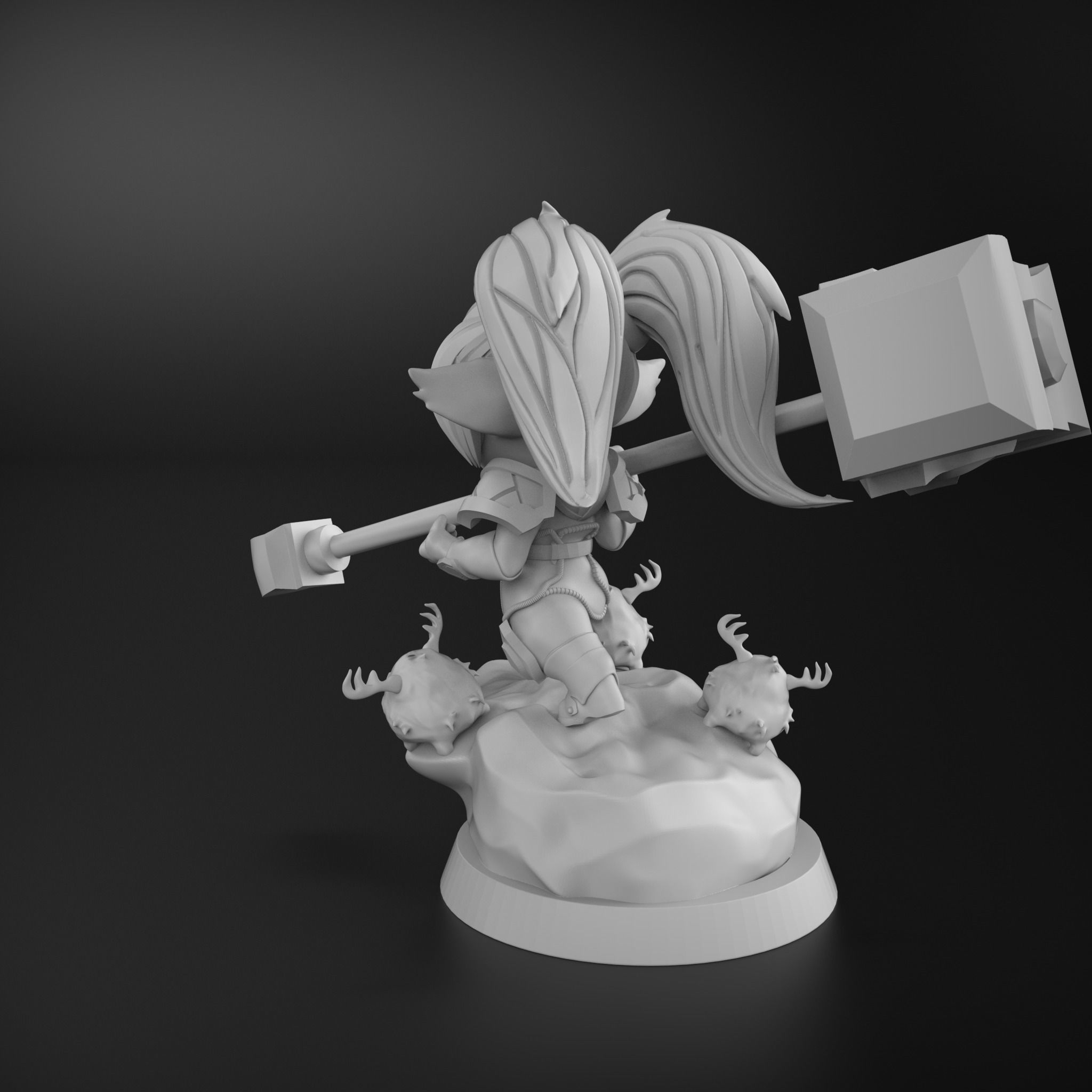 Poppy Base skin League of legends 3D model 3D printable | CGTrader