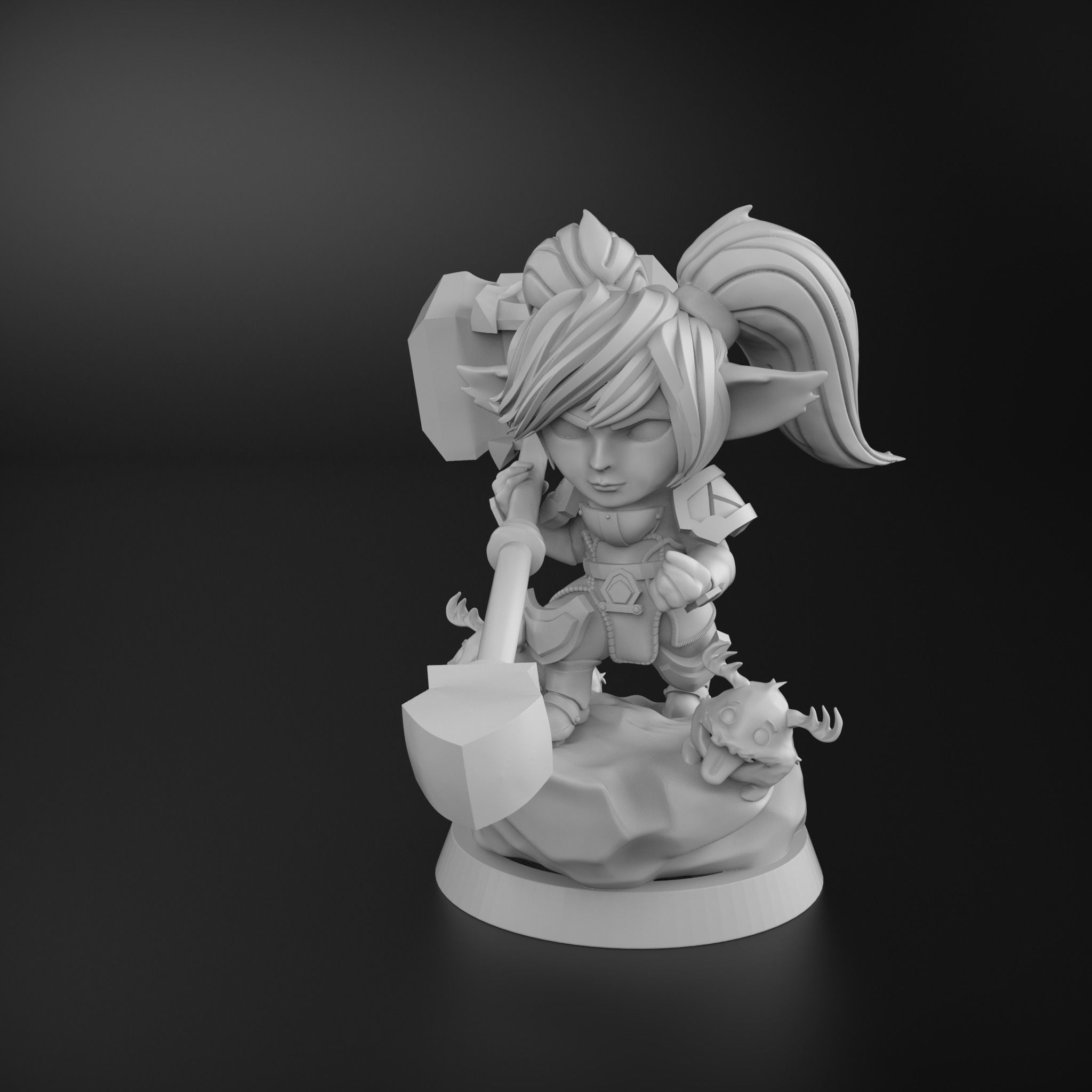 Poppy Base skin League of legends 3D model 3D printable | CGTrader