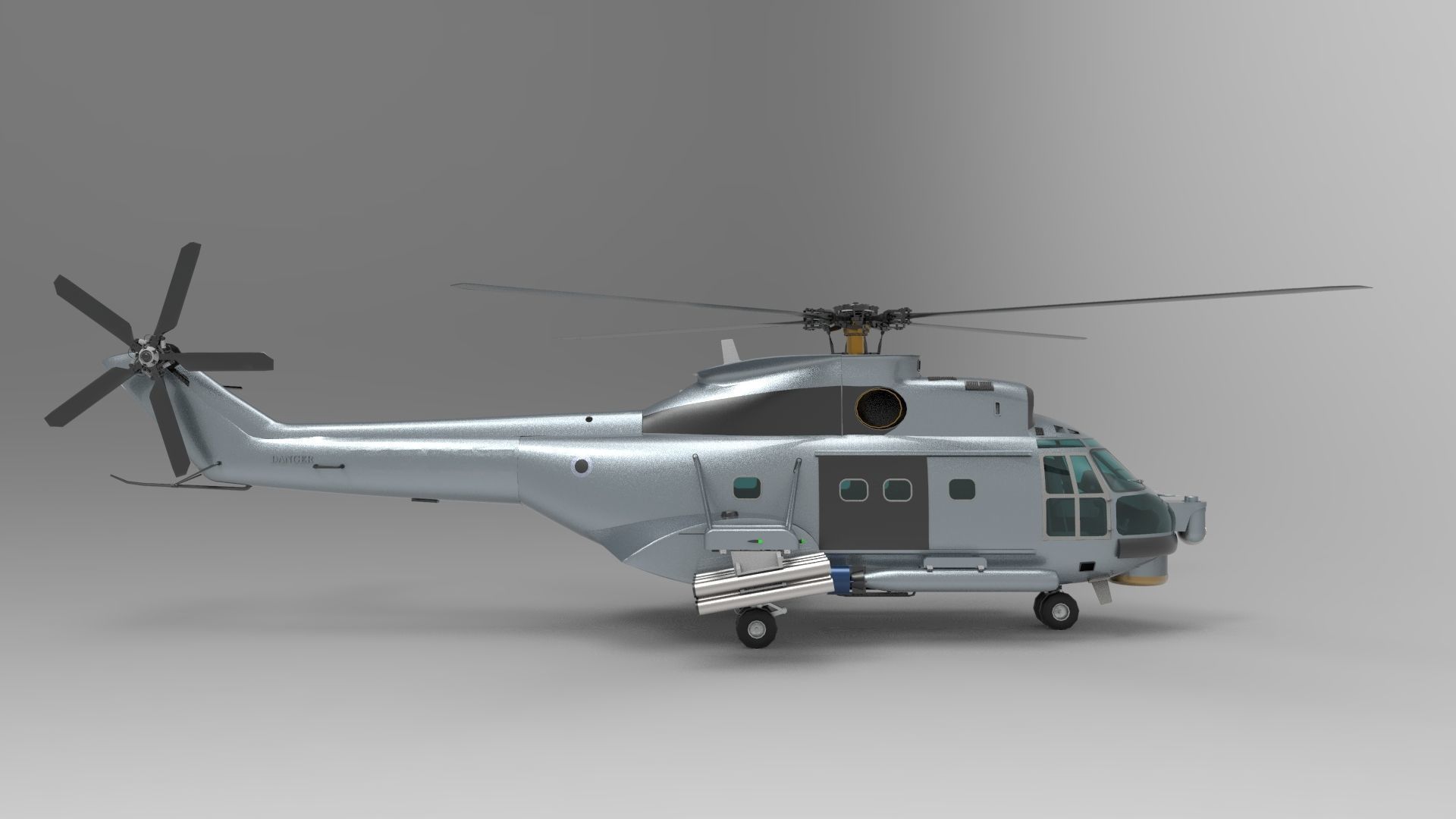 IAR 330 helicopter 3D model | CGTrader