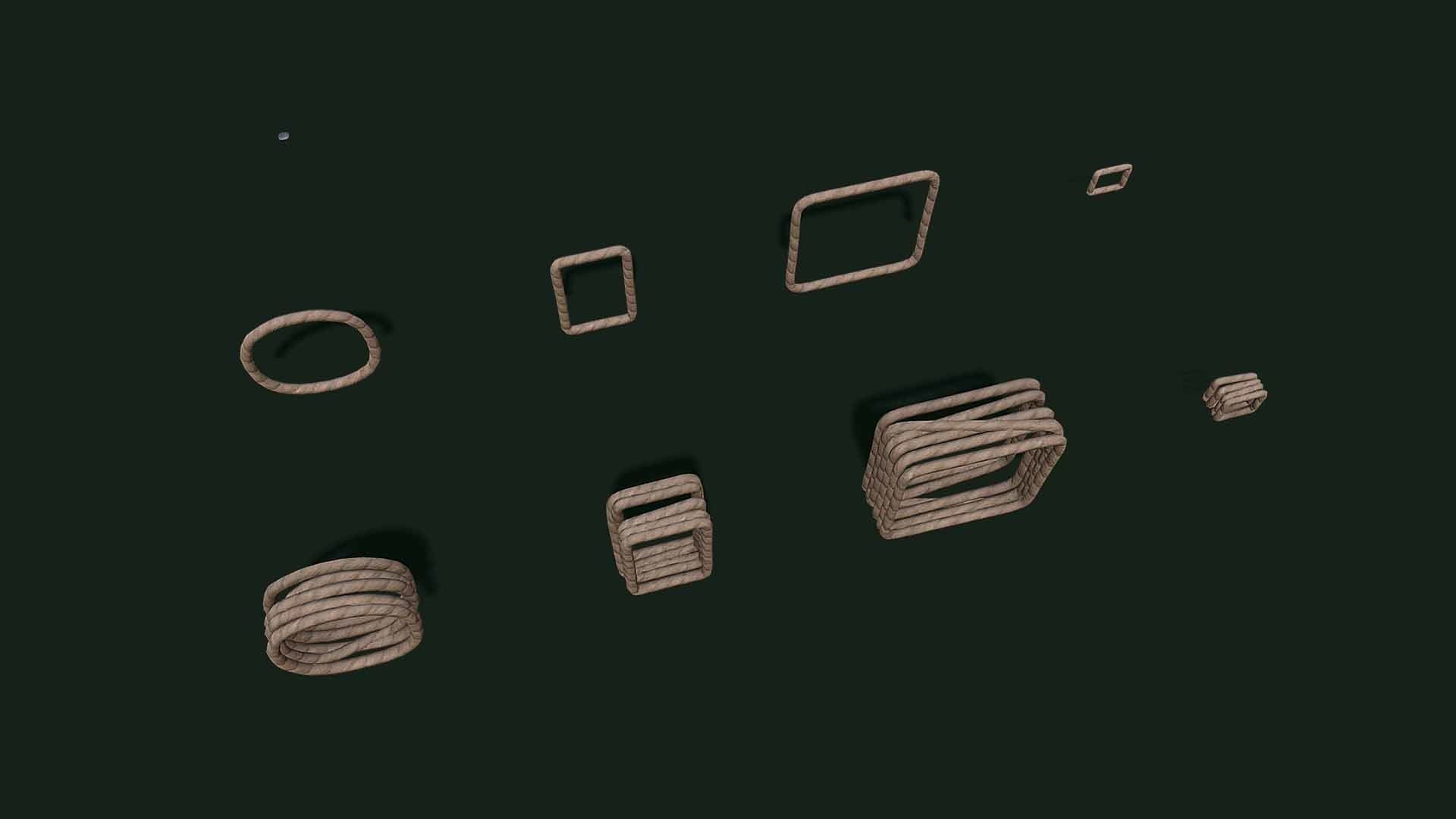 3D model Modular Wood Construction VR / AR / low-poly | CGTrader