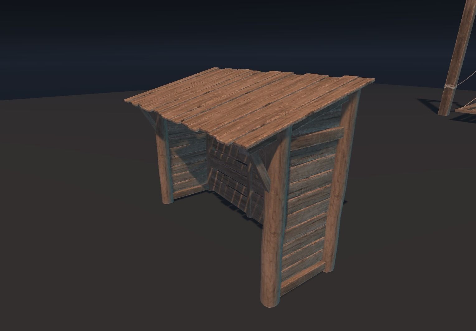 3D model Modular Wood Construction VR / AR / low-poly | CGTrader