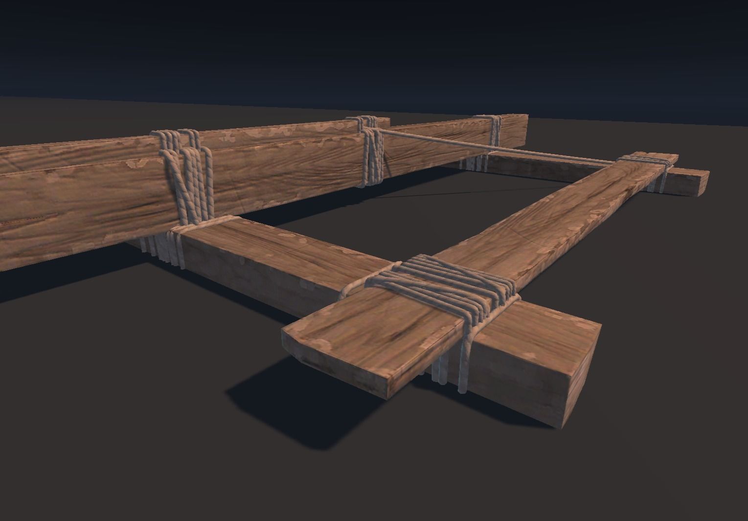 3D model Modular Wood Construction VR / AR / low-poly | CGTrader