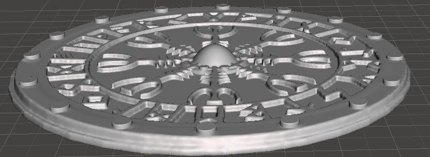 viking Vegvisir shield 3D model 3D printable | CGTrader