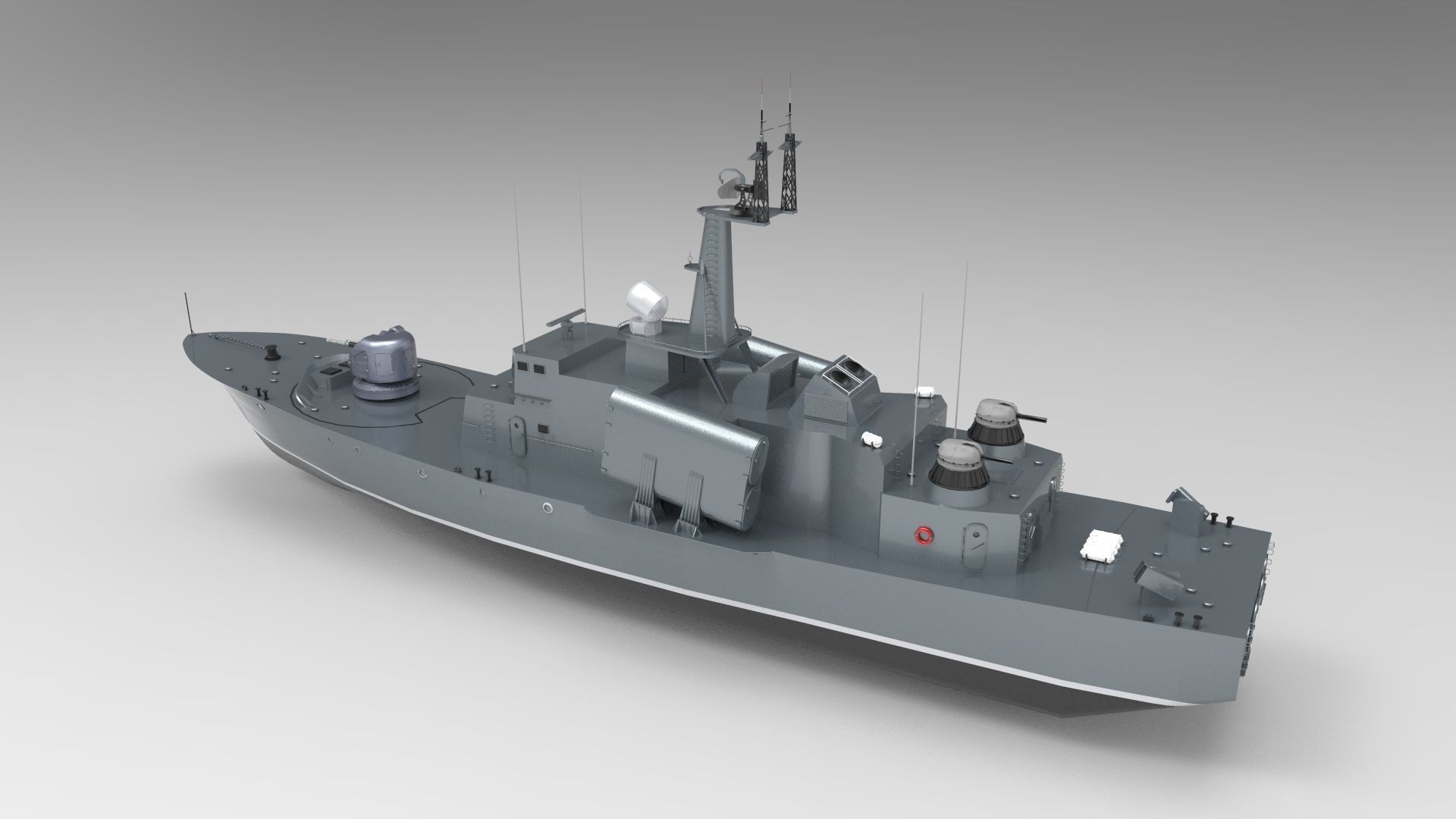 Tarantul class corvette 3D model | CGTrader