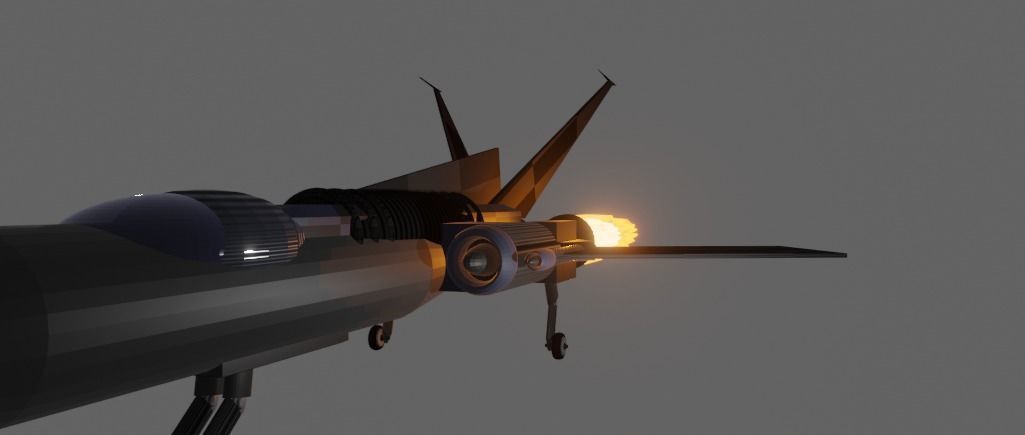 Basic Fighter-Jet Model 3D model | CGTrader
