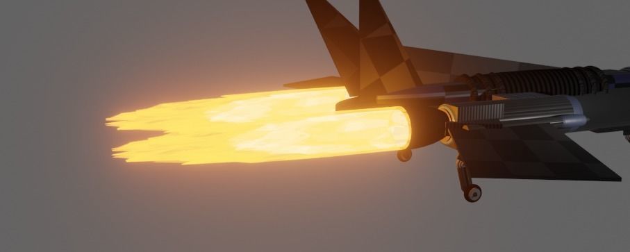 Basic Fighter-Jet Model 3D model | CGTrader