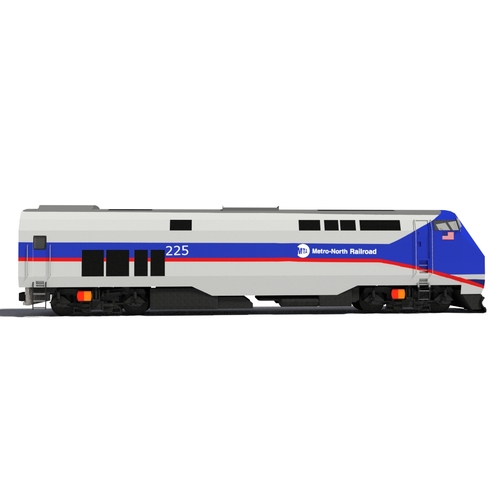 P32AC-DM Metro-North Locomotive 3D Model .obj .fbx .dxf .stl .blend ...