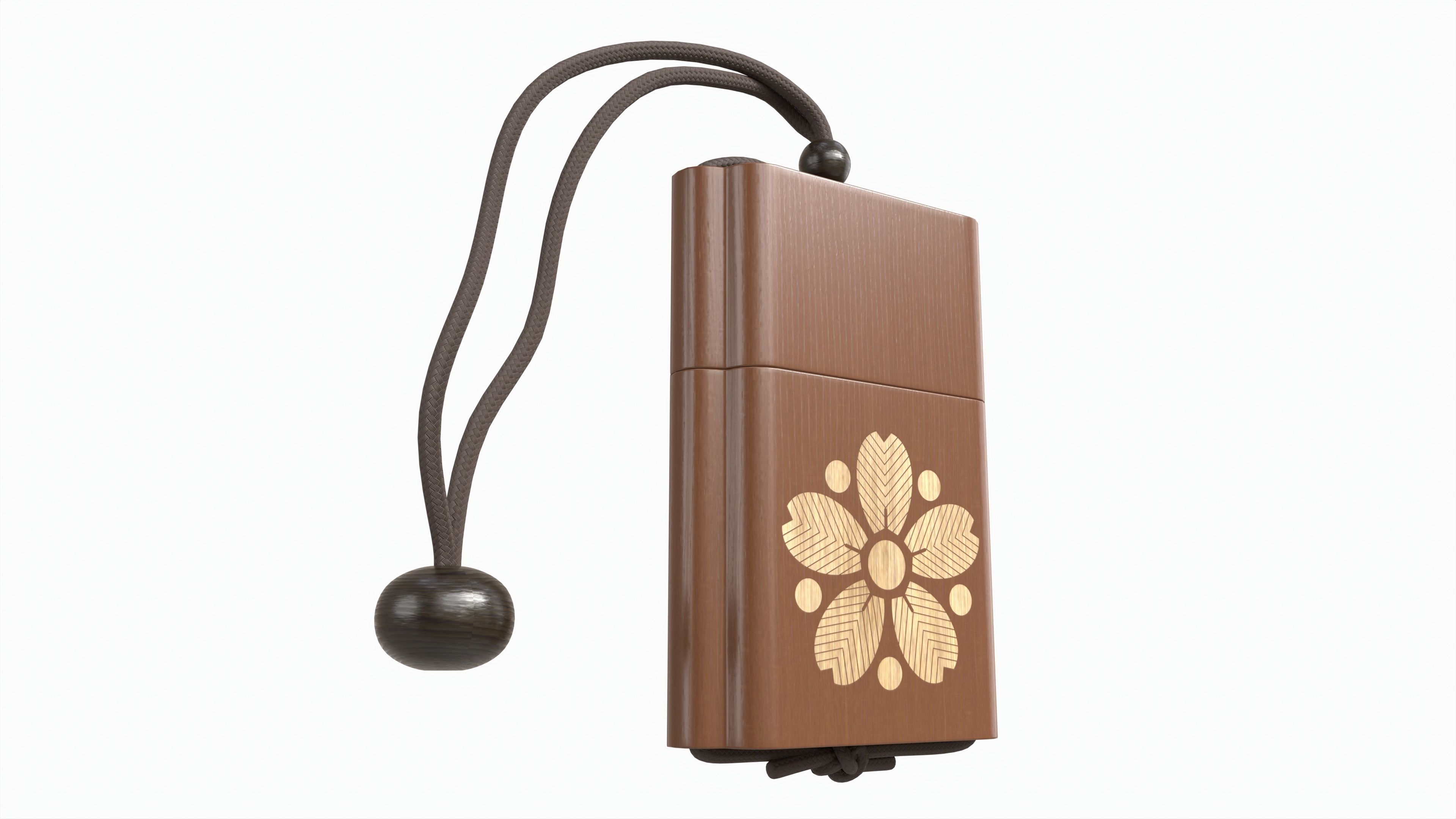 Japanese Inro Wooden Box 3D model | CGTrader