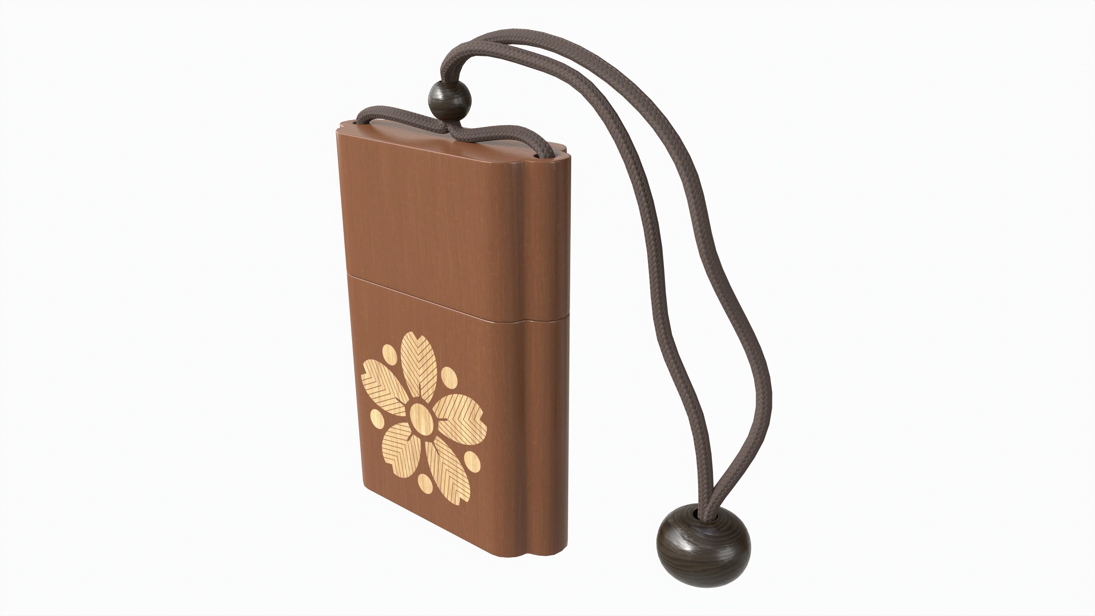 Japanese Inro Wooden Box 3D model | CGTrader