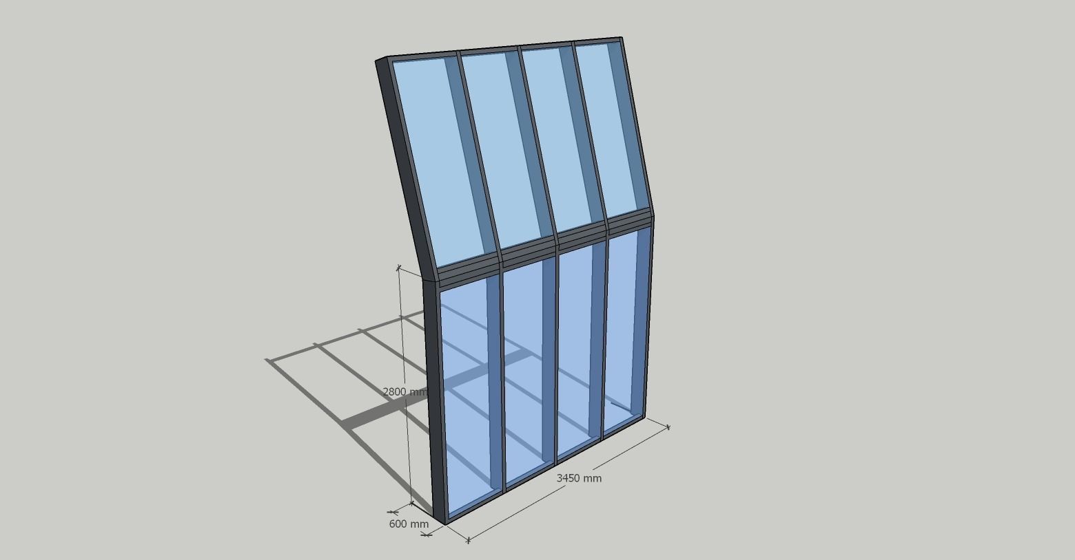 Glass roof 3D model | CGTrader