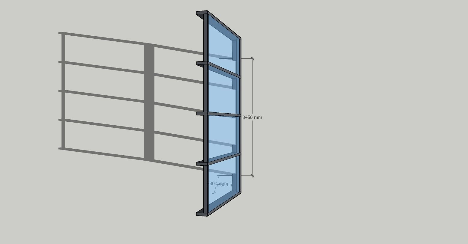 Glass roof 3D model | CGTrader