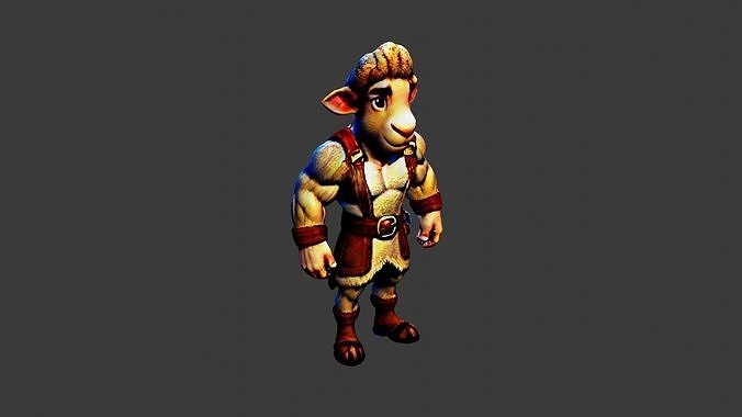 3D model Animal Man VR / AR / low-poly | CGTrader