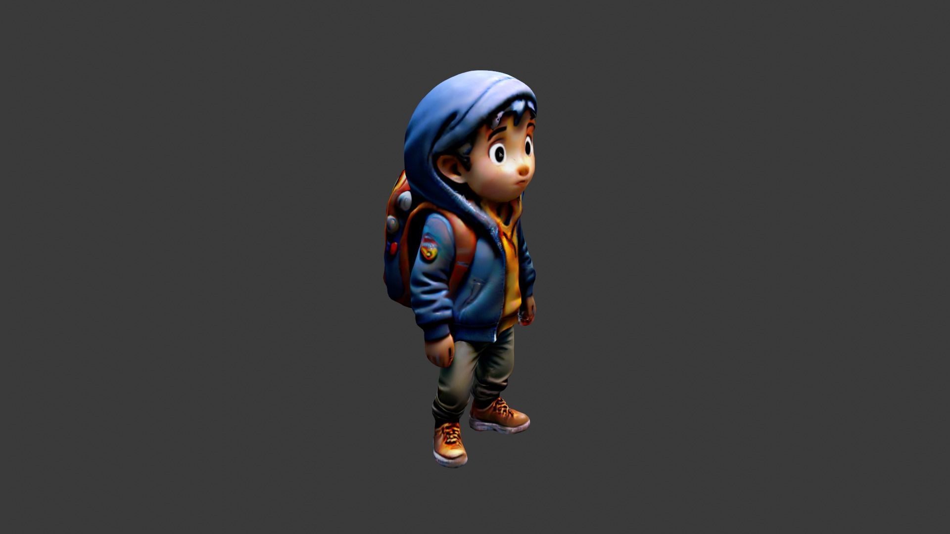3D model Student Kid VR / AR / low-poly | CGTrader