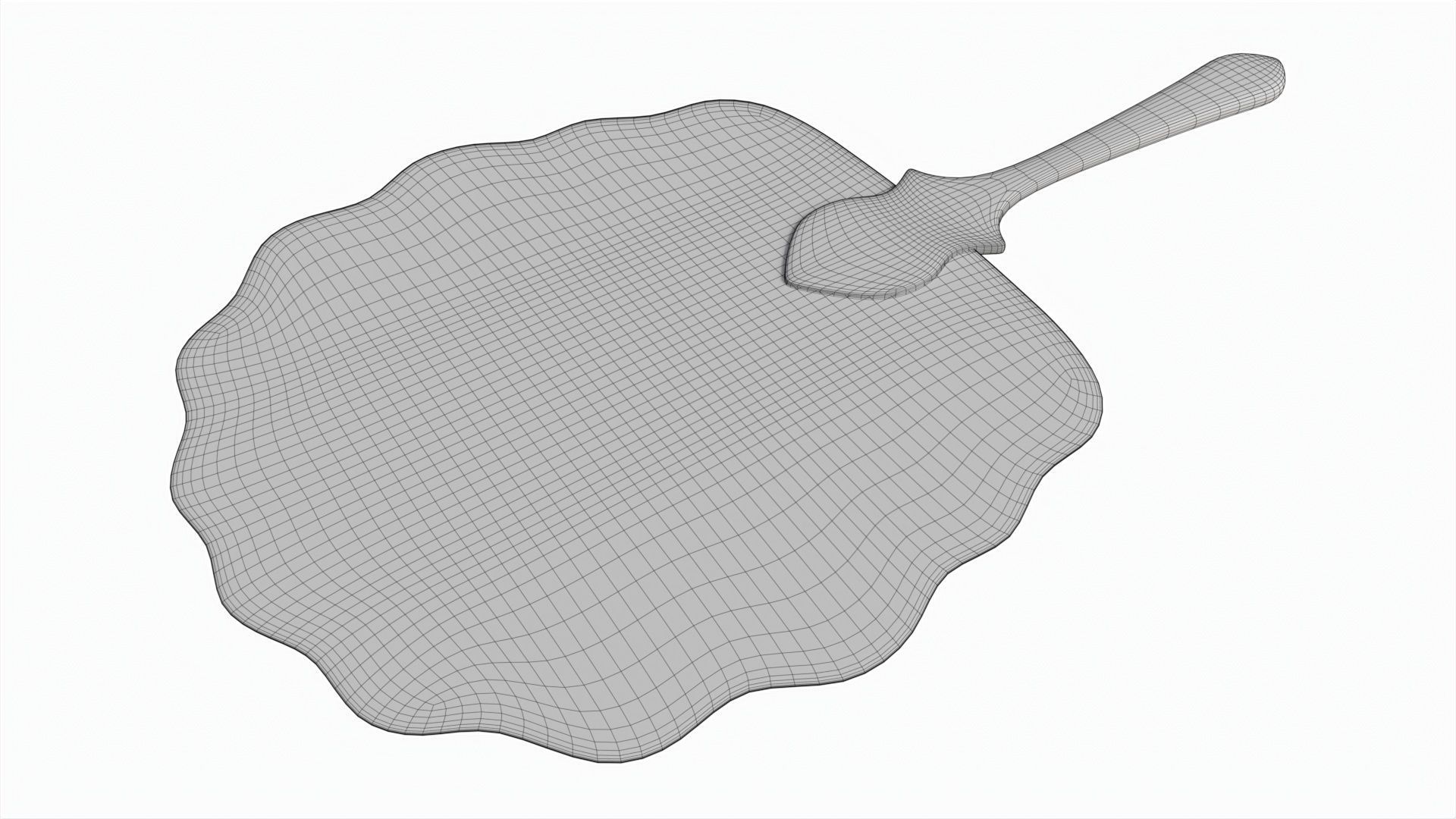 Japanese Uchiwa Hand Fan 03 free 3D model | CGTrader