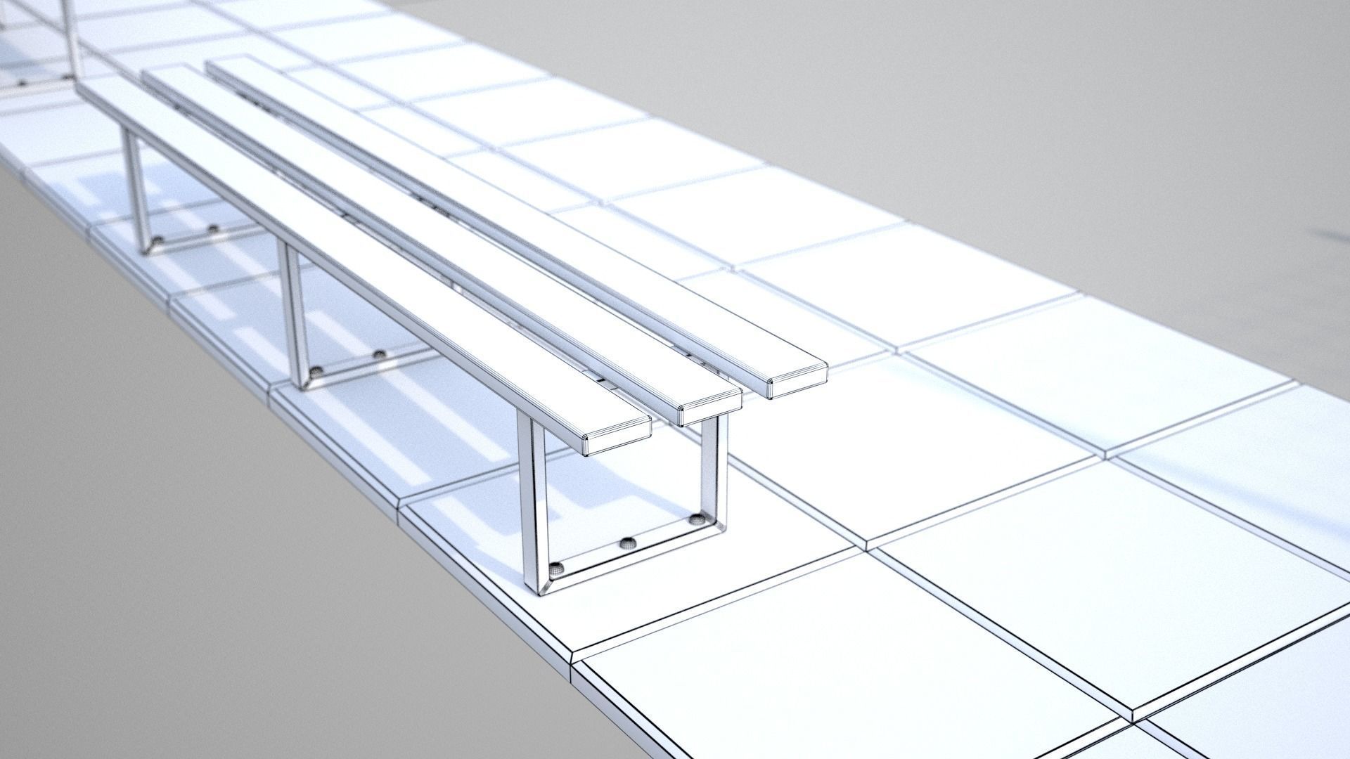 Realistic 3D Model of Complete Basketball Court - 4K Texture 3D model ...