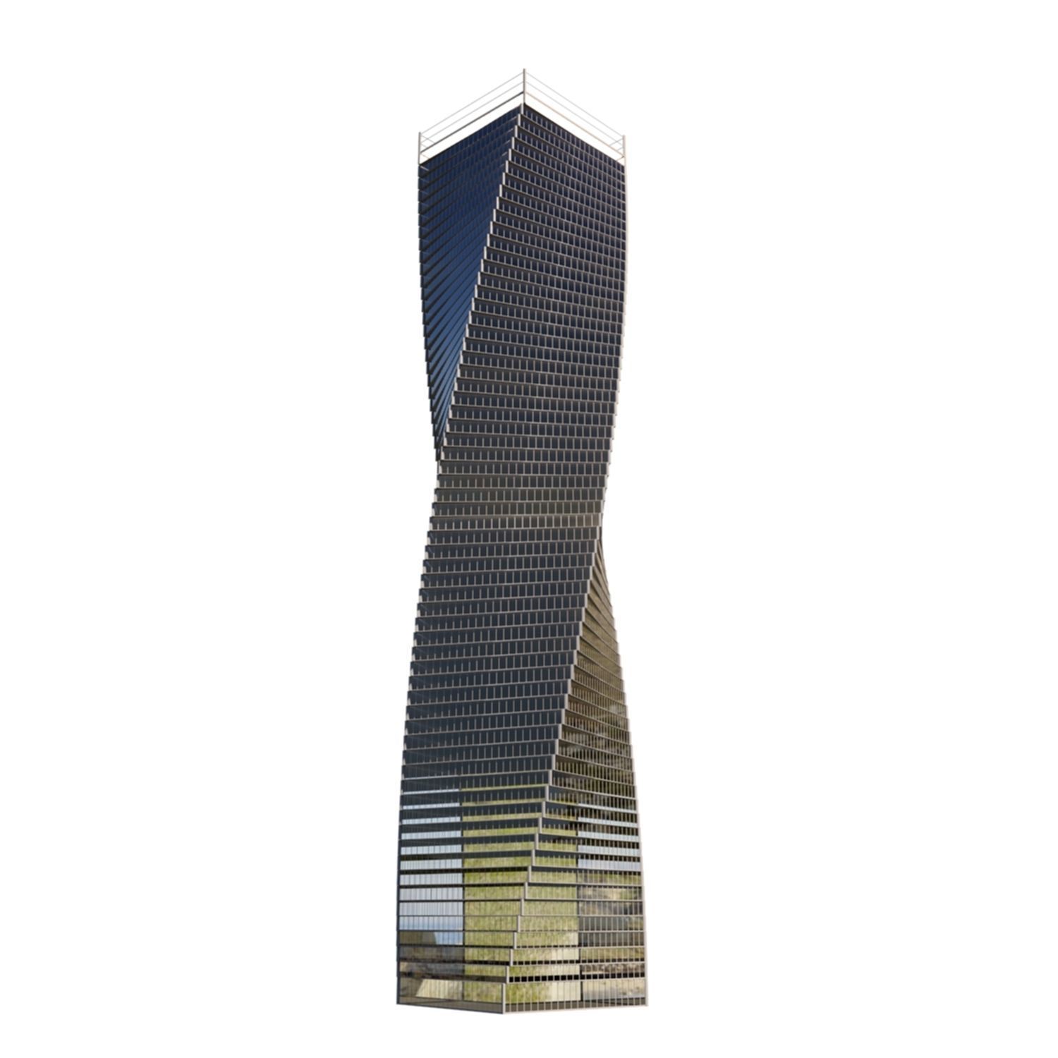 Cayan Tower Dubai 3D model | CGTrader