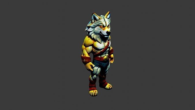 3D model Wolfman VR / AR / low-poly | CGTrader