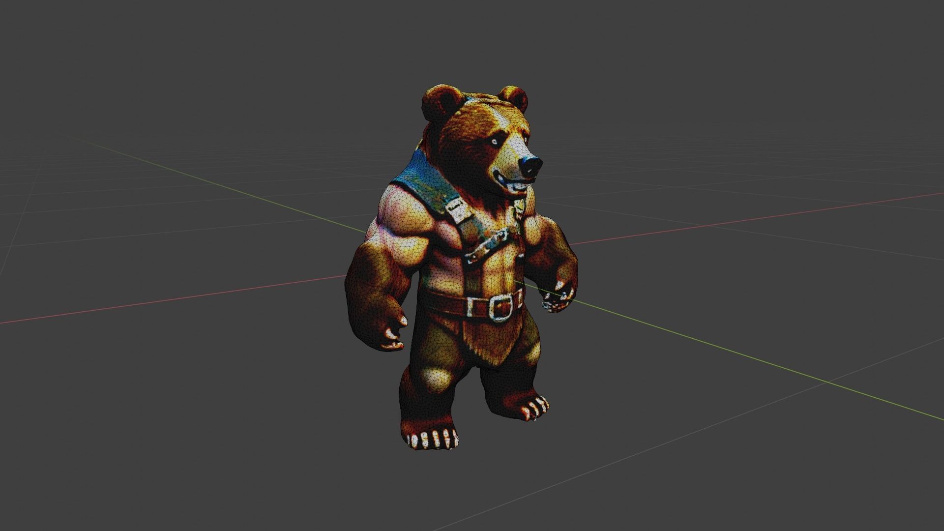 3D model Bearman VR / AR / low-poly | CGTrader