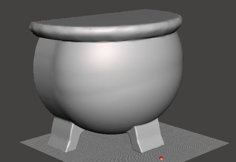 witches cauldron crystal display 3D model 3D printable | CGTrader